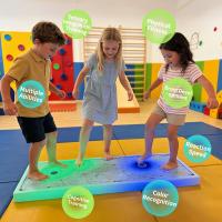 China Interactive LED Sensory Dance Floor Tiles for Kids – Touch Responsive Autism Sensory Play Equipment for sale