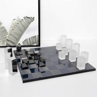 China Modern Luxury Crystal Chess Set Decorative Home Tabletop Ornament for sale