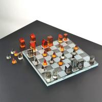 China Modern Luxury Crystal Chess Set Decorative Home Tabletop Ornament for sale