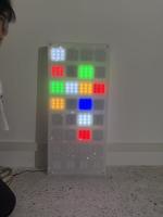 China Interactive LED Wall Lamp – Touch Sensitive RGB Light Panel with 288 LEDs, Rechargeable 4400mAh Battery, Slim Wall Mount for Sensory Room, Autism Therapy, Kids Bedroom for sale
