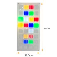 China Step-to-Light LED Floor Tile – 32 RGB Lights, Touch Activated Dance Mat for Sensory Room, Autism Therapy & Party Games for sale