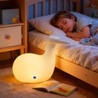 China Small LED Whale Stool – Toddler Glowing Chair with 12 RGB Lights, Rechargeable Night Light for sale