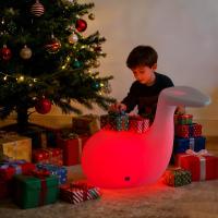 China Small LED Whale Stool – Toddler Glowing Chair with 12 RGB Lights, Rechargeable Night Light for sale