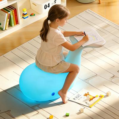 China Large LED Whale Stool – RGB Light Up Sensory Chair for Kids, Rechargeable & Waterproof for sale