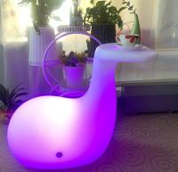 China Large LED Whale Stool – RGB Light Up Sensory Chair for Kids, Rechargeable & Waterproof for sale