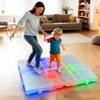 China Step & Light Up – Interactive LED Floor Tile for Kids’ Games, Dance Challenges & Active Play for sale