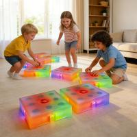 China Modular Glowing Floor Tile – Soft LED Squares for Creating Calming Sensory Room Spaces for sale