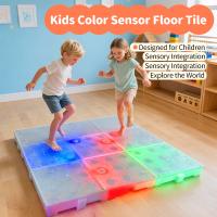 China Modular Glowing Floor Tile – Soft LED Squares for Creating Calming Sensory Room Spaces for sale