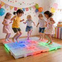 China Step-to-Light Therapy Tile – LED Floor Square for Occupational Therapy, Balance & Motor Coordination for sale