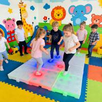 China Step & Light Up – Interactive LED Floor Tile for Kids’ Games, Dance Challenges & Active Play for sale