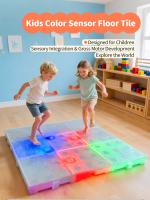 China Step-to-Light Therapy Tile – LED Floor Square for Occupational Therapy, Balance & Motor Coordination for sale