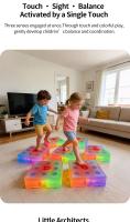 China Step-to-Light Therapy Tile – LED Floor Square for Occupational Therapy, Balance & Motor Coordination for sale
