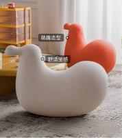 China Cute Duck Stool for Kids – Eco-Friendly PE Toddler Chair, 4 Colors (Yellow, White, Blue, Red) for sale