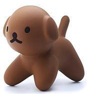 China Cute Puppy Stool for Kids – Eco-Friendly PE Toddler Chair with Anti-Slip Tail Design, Brown for sale
