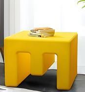 China E-Shaped Nested Kids Table & Stool Set – Space-Saving PE Furniture for Nursery, Daycare & Home, 2 Stools + 1 Table for sale