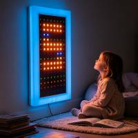 China 128-Switch Interactive Pixel Wall – LED Sensory Learning Wall Panel with Dual-Action Switches for Autism Therapy, Montessori & Special Education for sale