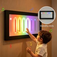 China Kids Early Education Musical Piano Board – 8-Color Touch-Sensitive Interactive Wall Panel with Piano & Animal Sounds for sale