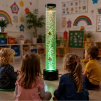 China Sensory LED Fish Lamp with Color-Changing Bubble Tube and Remote Control for 50000 Hours Lifespan for sale