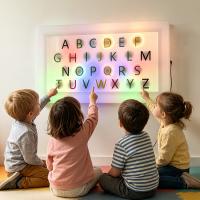 China Educational Interactive LED Toy for Letter Recognition Color Perception and Hand Eye Coordination for sale