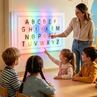 China Educational Interactive LED Toy for Letter Recognition Color Perception and Hand Eye Coordination for sale