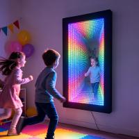 China LED Sensory Lighting Mirror with Infinite 3D Tunnel Effect for Special Education Rooms and IP65 Waterproof Rating for sale