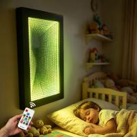 China LED Sensory Lighting Mirror with Infinite 3D Tunnel Effect for Special Education Rooms and IP65 Waterproof Rating for sale