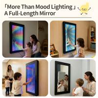 China LED Sensory Lighting Mirror with Infinite 3D Tunnel Effect for Special Education Rooms and IP65 Waterproof Rating for sale