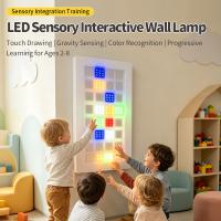 China Montessori LED Toy with 32 RGB LEDs and Premium PE Material for Safe Sensory Play and Plug-in Design for sale