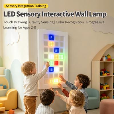 China Montessori LED Toy with 32 RGB LEDs and Premium PE Material for Safe Sensory Play and Plug-in Design for sale
