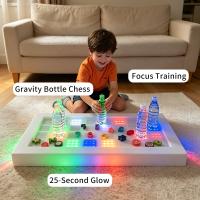 China Montessori LED Toy with 32 RGB LEDs and Premium PE Material for Safe Sensory Play and Plug-in Design for sale