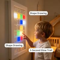 China Montessori LED Toy with 32 RGB LEDs and Premium PE Material for Safe Sensory Play and Plug-in Design for sale