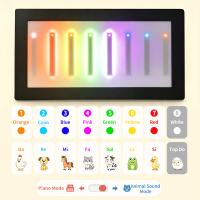 China 2-in-1 Piano & Animal Sounds Wall Panel Toy with 8 Color Touch Keys for Kids Musical Learning Made from Premium Thai PE Material for sale