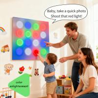 China Interactive LED Sensory Wall Panel with 16 RGB LEDs, 4400mAh Rechargeable Battery, and Premium PE Material for Autistic Children for sale