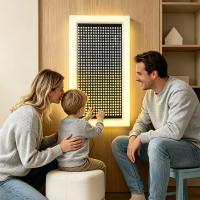 China Interactive Sensory Wall LED Light Panel with RGB Color Changing and Customizable Dimensions for Kids Aged 2 to 14 for sale