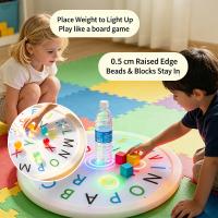 China Interactive Sensory Wall Panel with 70cm PE Panel and 26 Letters with Lights and Sounds for Two-Level Memory Challenge for sale