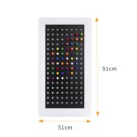 China 128-hole LED Peg Board Sensory Wall Panel with RGB Color Changing for Autism Children Made of Premium Thai PE Material for sale