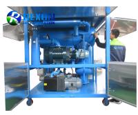 China High Vacuum Double Stage Insulating Oil Purification Plant 9000Liters/Hour for sale