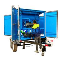 China Mobile Trailer Type Transformer Oil Filtration Plant for Transformer Oil Maintenance Onsite for sale