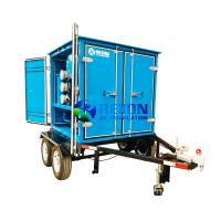 China Mobile Trailer Type Transformer Oil Filtration Plant for Transformer Oil Maintenance Onsite for sale
