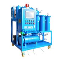 China PLC Fully Automatic Lubricating Oil Filtration Machine Dissolved Water Removal Purifier for sale