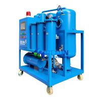 China PLC Fully Automatic Lubricating Oil Filtration Machine Dissolved Water Removal Purifier for sale