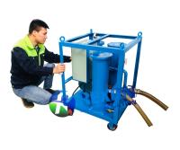 China Small Portable Oil Filtration and Purification Machine with Frame Structure and Lifting Holes for sale