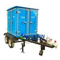 China 4 Wheels Trailer Mounted Transformer Oil Purifier for Onsite Power Substation Use for sale