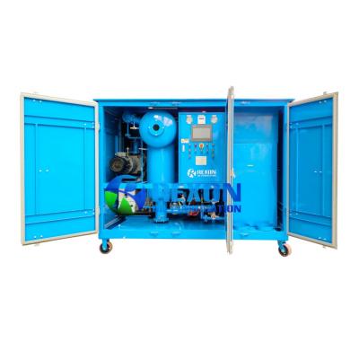 China Customised Fully Automatic Transformer Oil Purifier Plant, Weatherproof Design with Nitrogen Gas Tanks Attached for sale