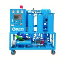 China 1200LPH Hydraulic Oil Filtration and Dehydration Purifier with PLC Fully Automatic HMI for sale