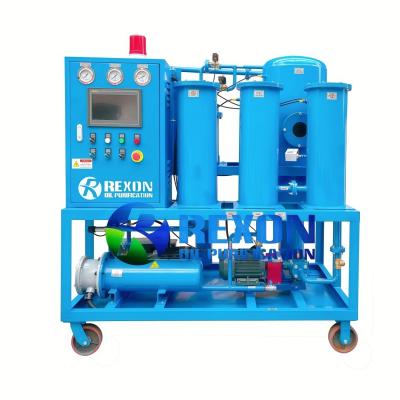 China 1200LPH Hydraulic Oil Filtration and Dehydration Purifier with PLC Fully Automatic HMI for sale