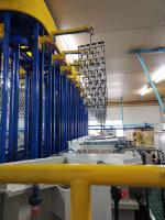China Automatic Rotary Vertical Copper Nickel Chrome Plating Line for Metal Parts for sale
