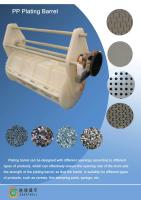 China Industrial Semi Automatic Barrel Zinc Plating Machine For Screws And Fasteners for sale