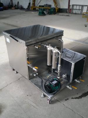 China Customized Steel Single Tank Ultrasonic Cleaning Equipment For Precision Industrial Parts for sale