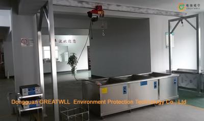 China Semi Automatic Ultrasonic Cleaning Machine With SUS304 Tank For Industrial Parts for sale